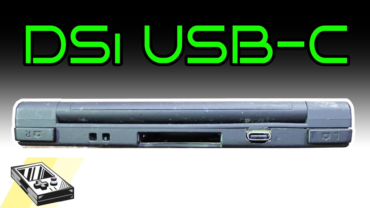 USB-C modding the Nintendo DSi - YouTube