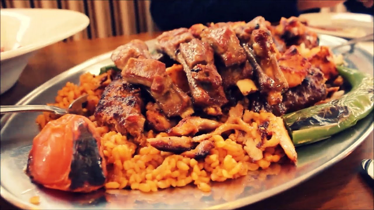 A MEAT FEAST PLATTER FROM ISTANBUL TURKISH RESTAURANT! - YouTube