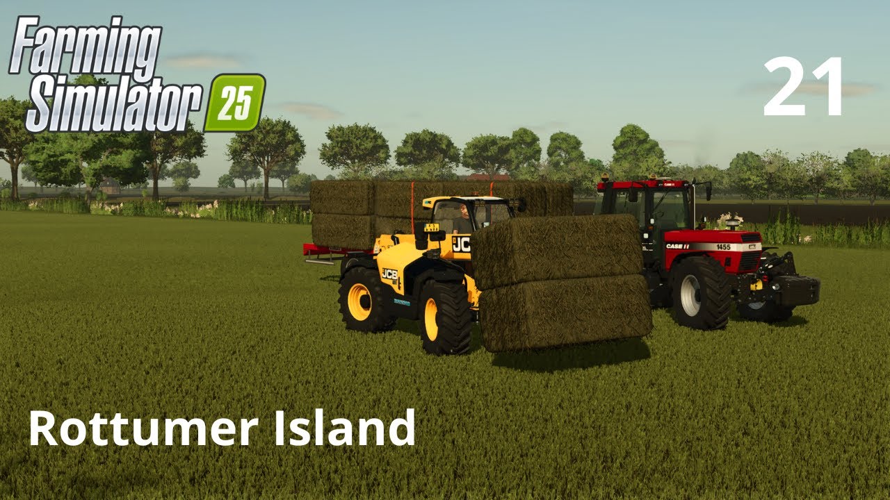 MAKING AND LOADING HAY BALE AND SPREADING SOLID MANURE | ROTTUMER ...