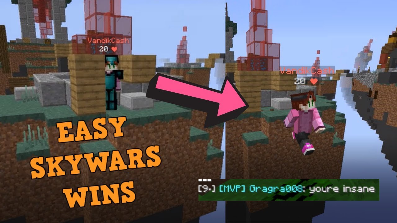 using nursery rhymes to win minecraft skywars - YouTube