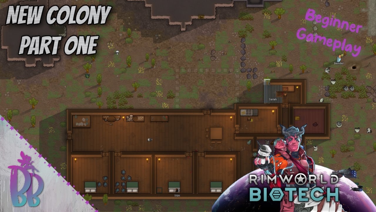 Setting up the Colony Basics | BioTech DLC | RimWorld | New Colony Part ...