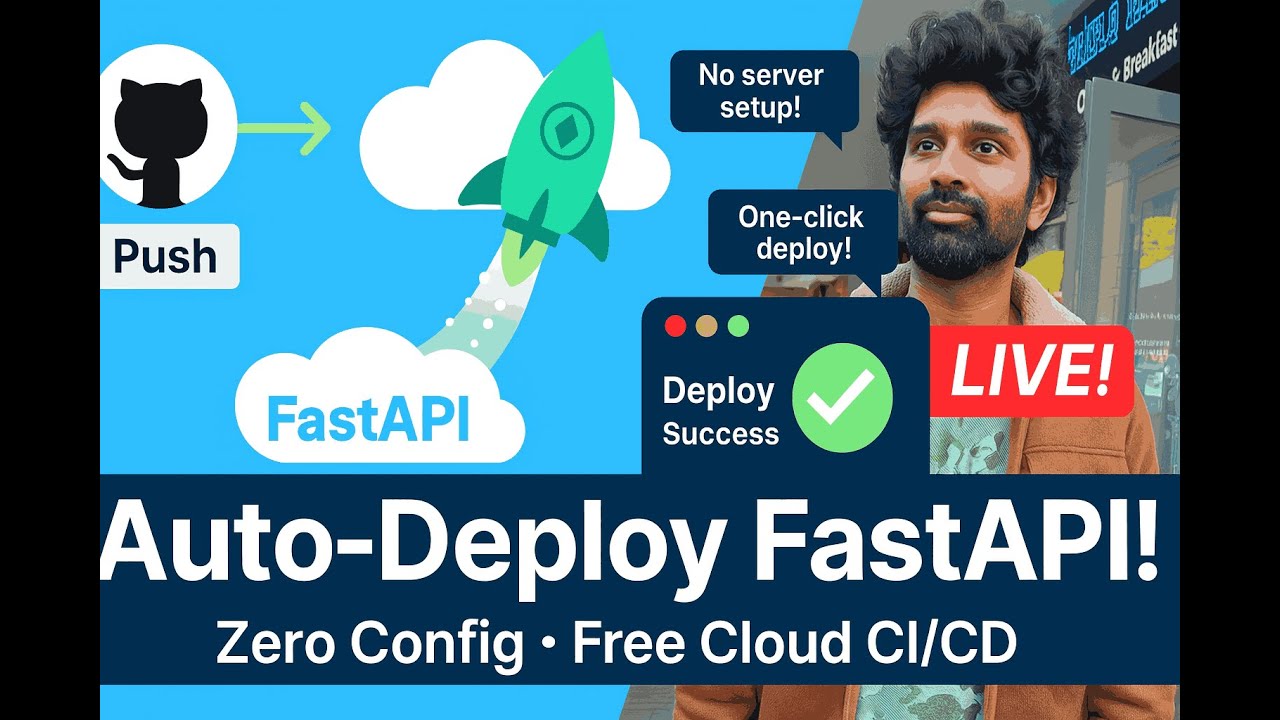 Deploy FastAPI for Free: CI/CD with Render & GitHub Actions - YouTube