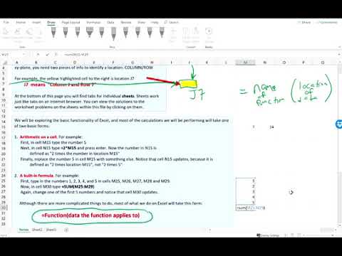 An Introduction to Using Excel for Statistics - YouTube