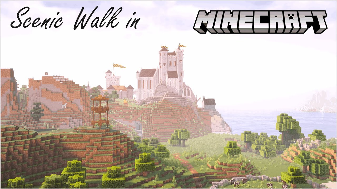 Scenic Walk in Minecraft - Relaxing Tour of Tretogor Province - YouTube