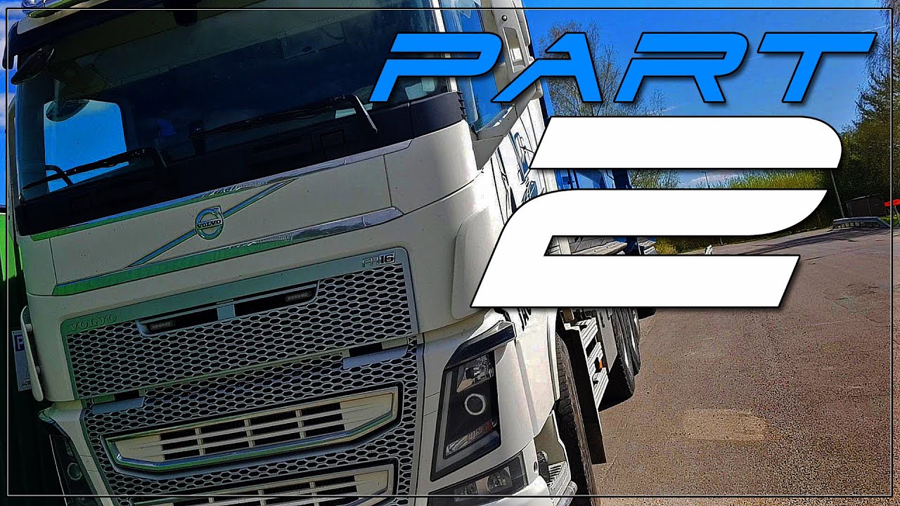 Part 2 of Volvo FH16 750 8x4 Dump Truck pulling a 3 axle dump trailer ...