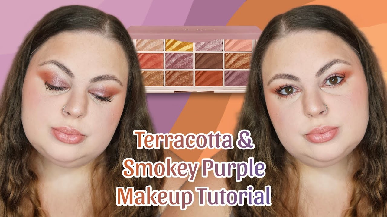 Orange & Smoky Purple (Makeup Tutorial) #makeuptutorial #beauty #smokeyeye - YouTube