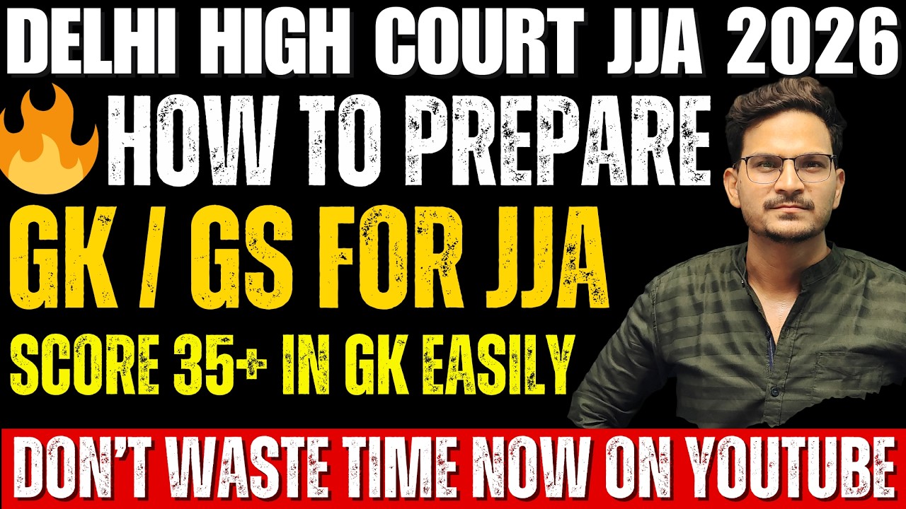 HOW TO PREPARE GK GS FOR JJA/DON'T WASTE TIME ON LIVE CLASSES/FOCUS ON ...