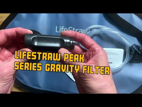 LifeStraw Peak Series - Collapsible Water Filter System unboxing - YouTube