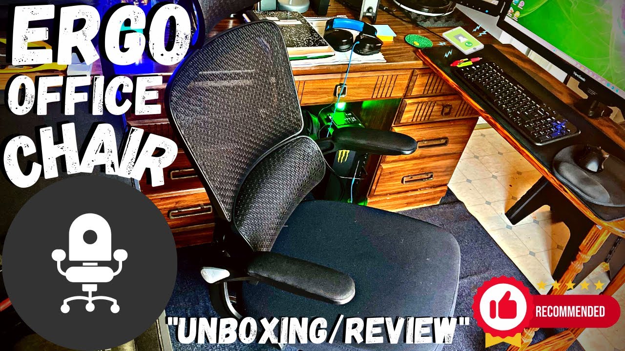 Ergonomic Office Chair Amazon - Unboxing/Review - YouTube