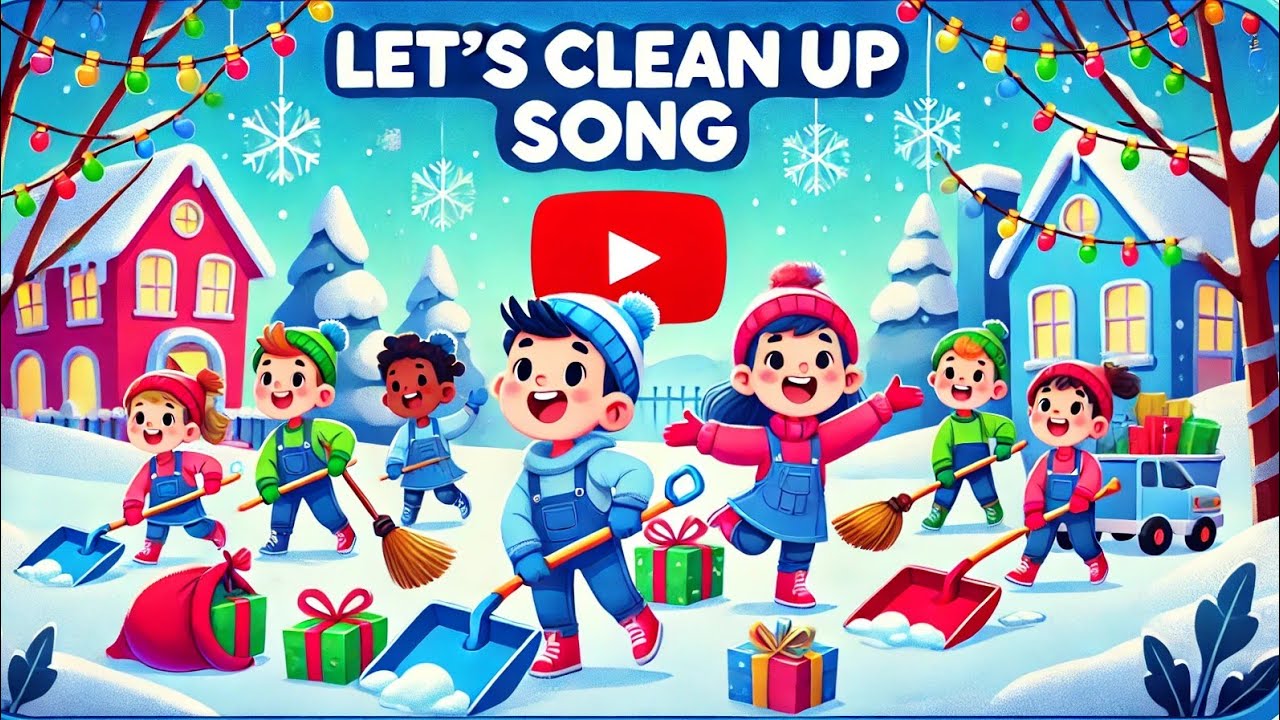 Let's Clean Up Song for Kids | Nursery Rhymes | Sing along # ...