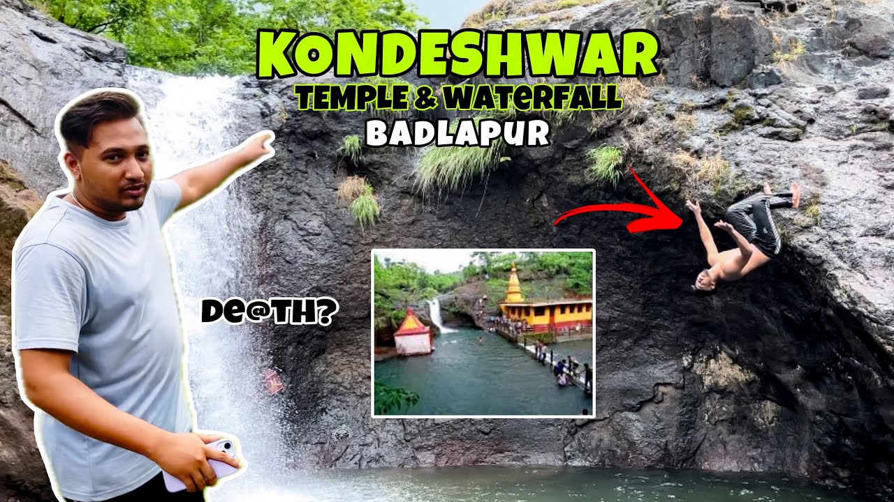 KONDESHWAR Temple and Waterfall | De@Th? |कोंडेश्वर मंदिर | | Badlapur ...