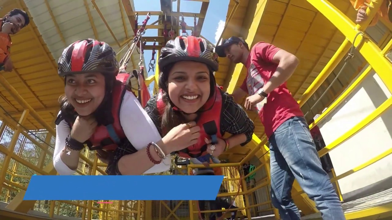 Bungy jumping in Rishikesh | Flying fox | Giant Swing | Adventure in ...