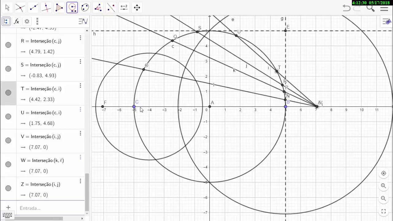 Lemniscata de Bernoulli com Geogebra - YouTube