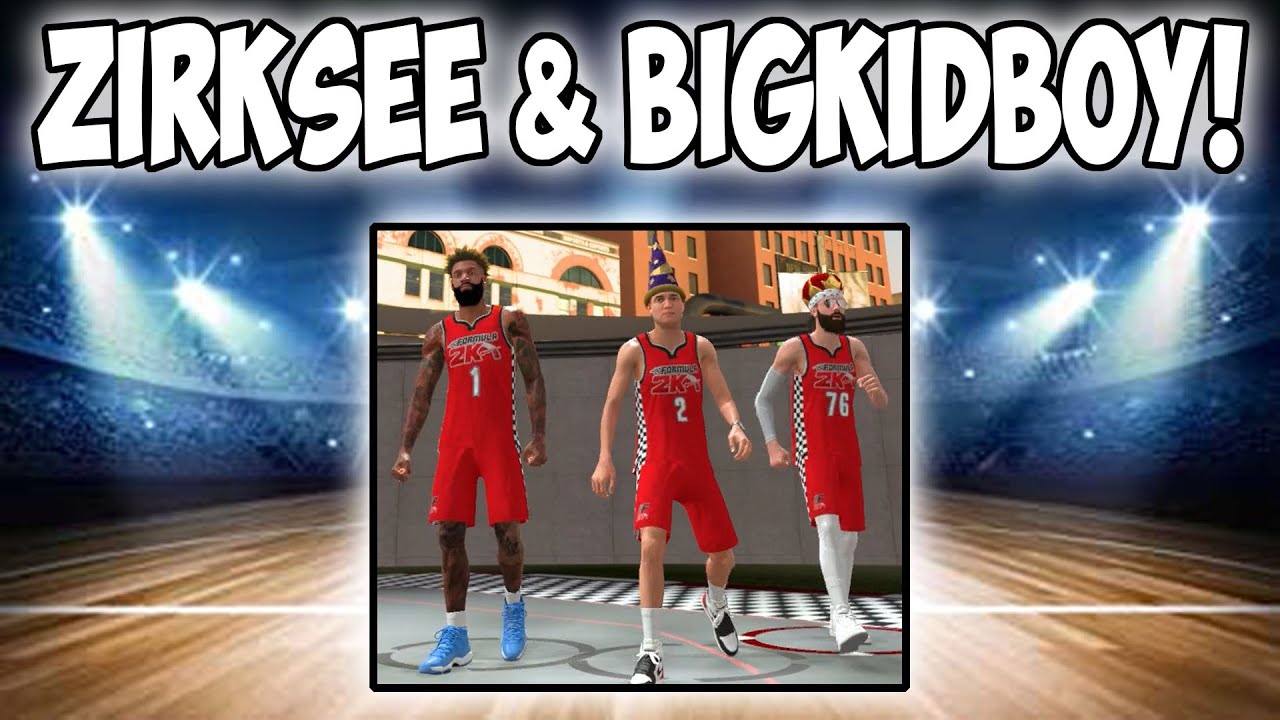 ZIRKSEE & BIGKIDBOY PLAYING FORMULA 2K! FUNNY MOMENTS! | NBA 2K20 ...