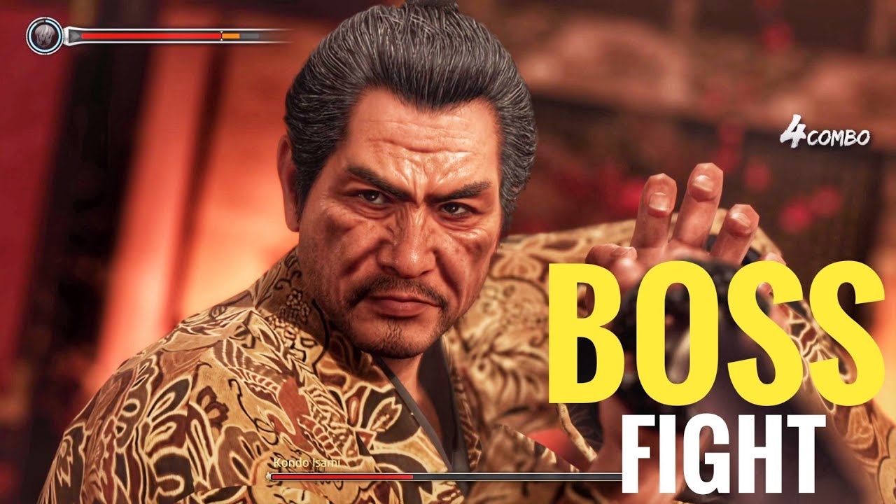 Like a Dragon : Ishin | Kondo Isami BOSS FIGHT Gameplay | Normal ...