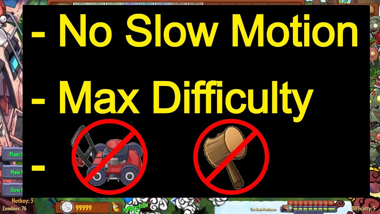 NO SLOW MOTION!? Plants vs Zombies Fusion | Final Gods: Pantheon! - YouTube