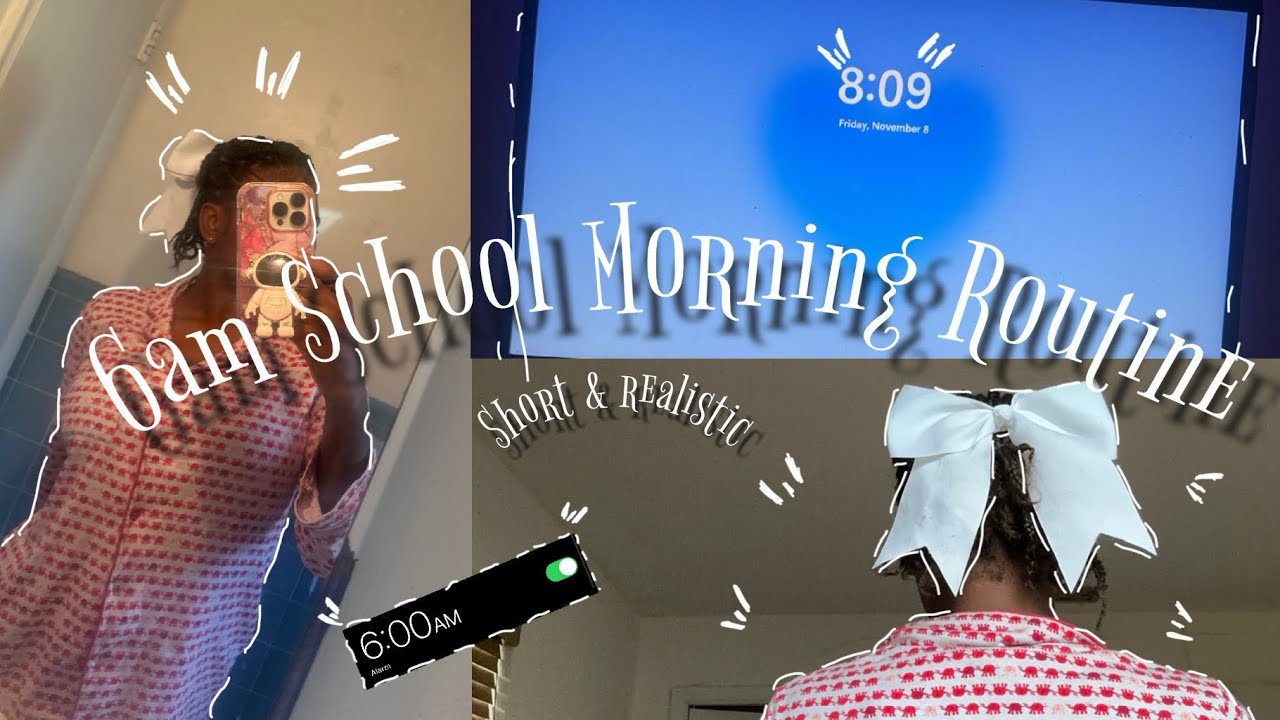 6am School Morning Routine|Short and realistic| - YouTube