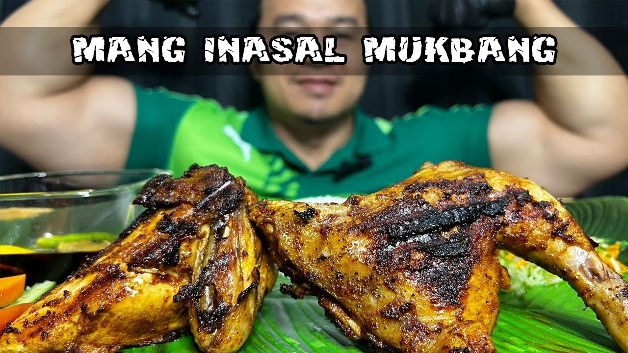 Rigga Mang Inasal Mukbang | Pinoy Mukbanger | OFW Mukbang - YouTube
