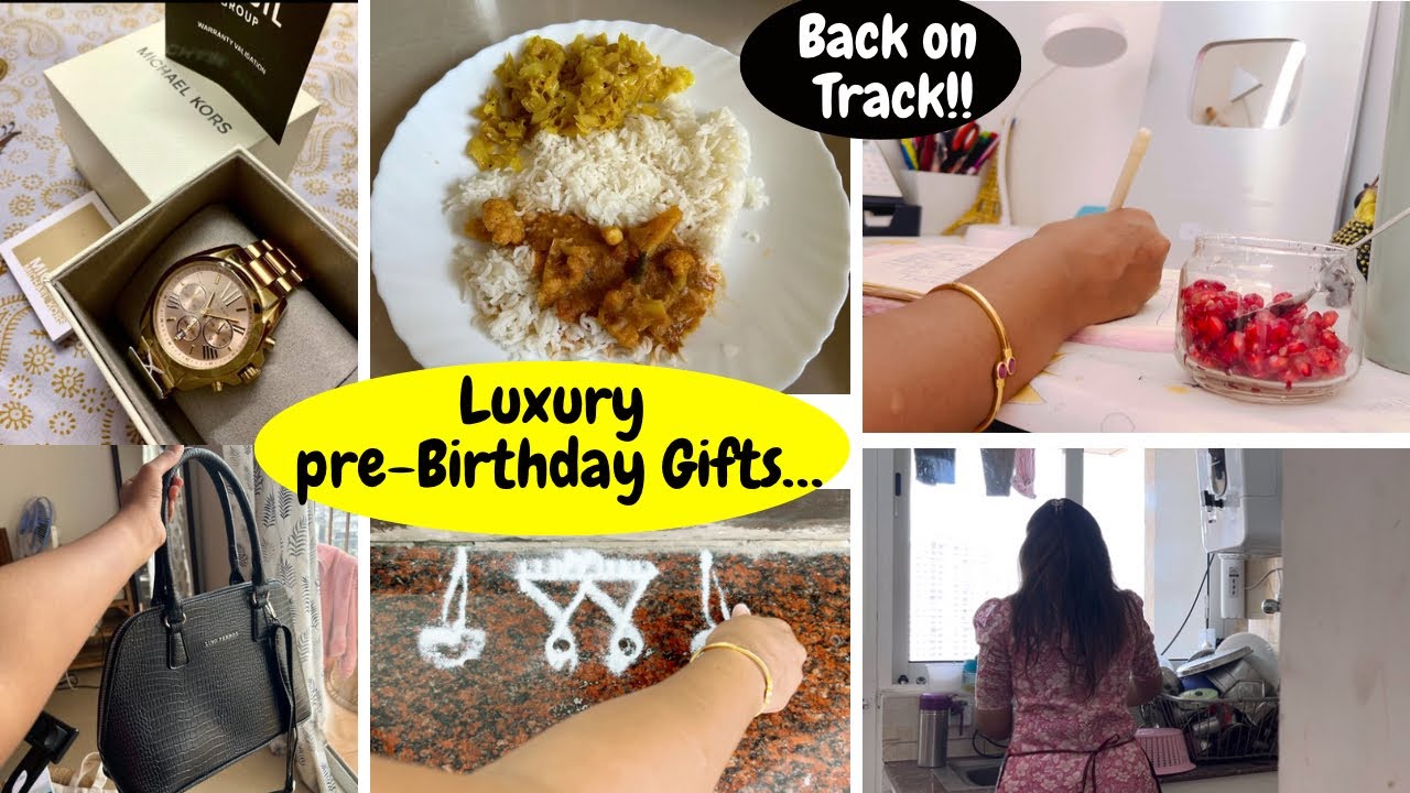 BACK ON TRACK!!!😎 || Luxury Pre birthday Gifts 🎁🥳 || December ...