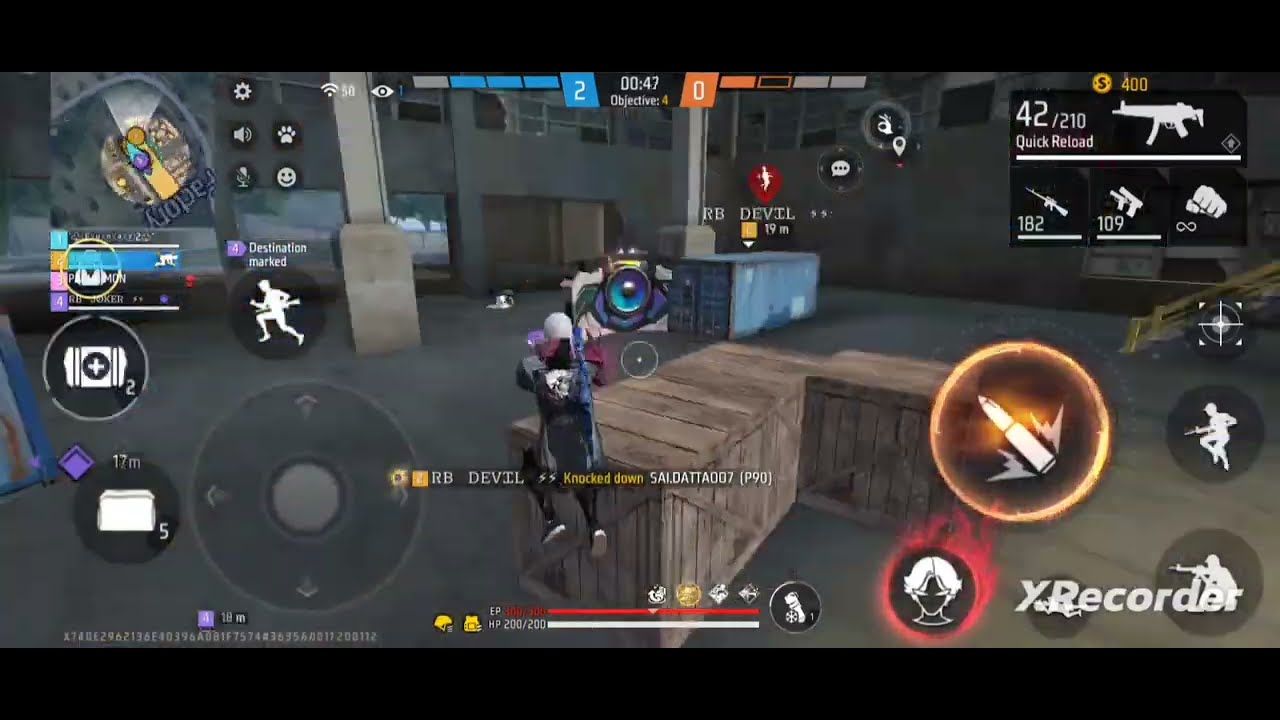 playing free fire with Orion character best character in ff max //# ...