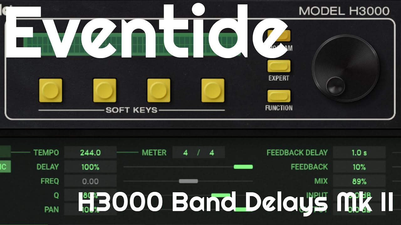 H3000 Band Delays Mk II by Eventide (No Talking) - YouTube