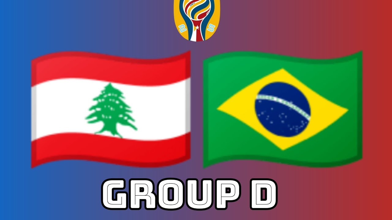 LEBANON VS BRAZIL | GROUP D | PES WORLD CUP 2025 | PES 2021 - YouTube