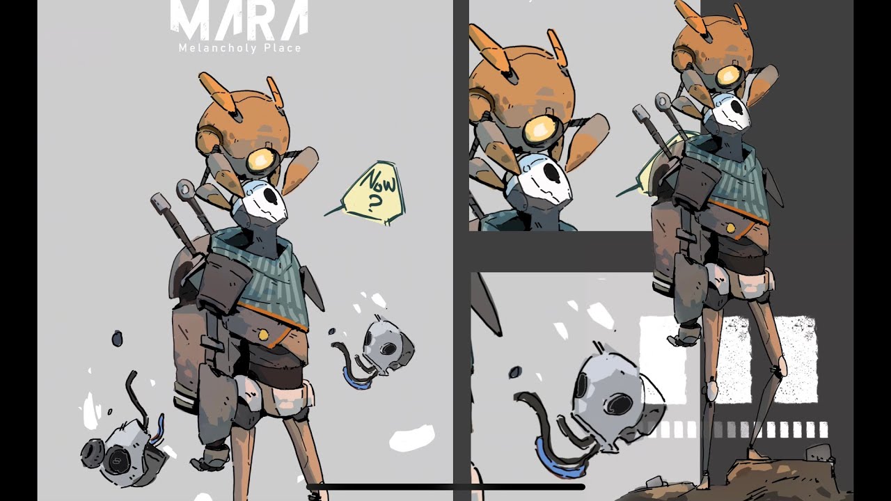 Mara comic- character design - Jimmy and Kirby - YouTube