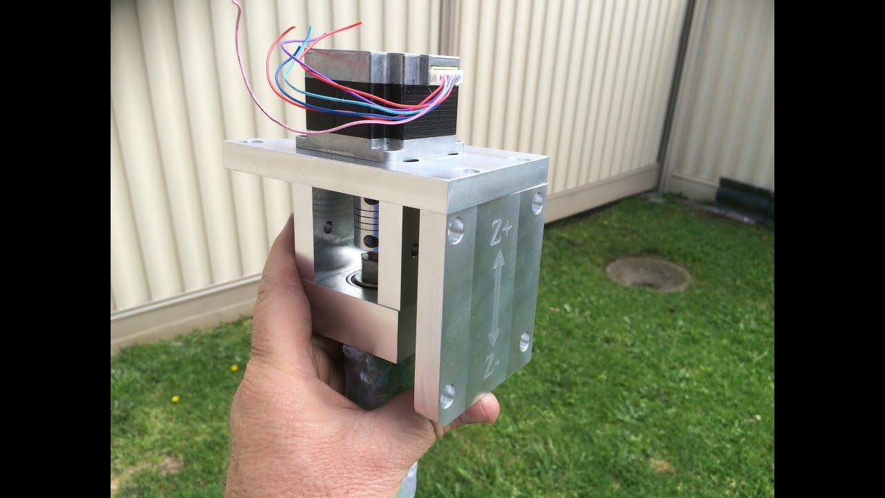 HSMWorks on the HAAS SMM2 - TM25 / PM25 Z-Axis Parts - YouTube