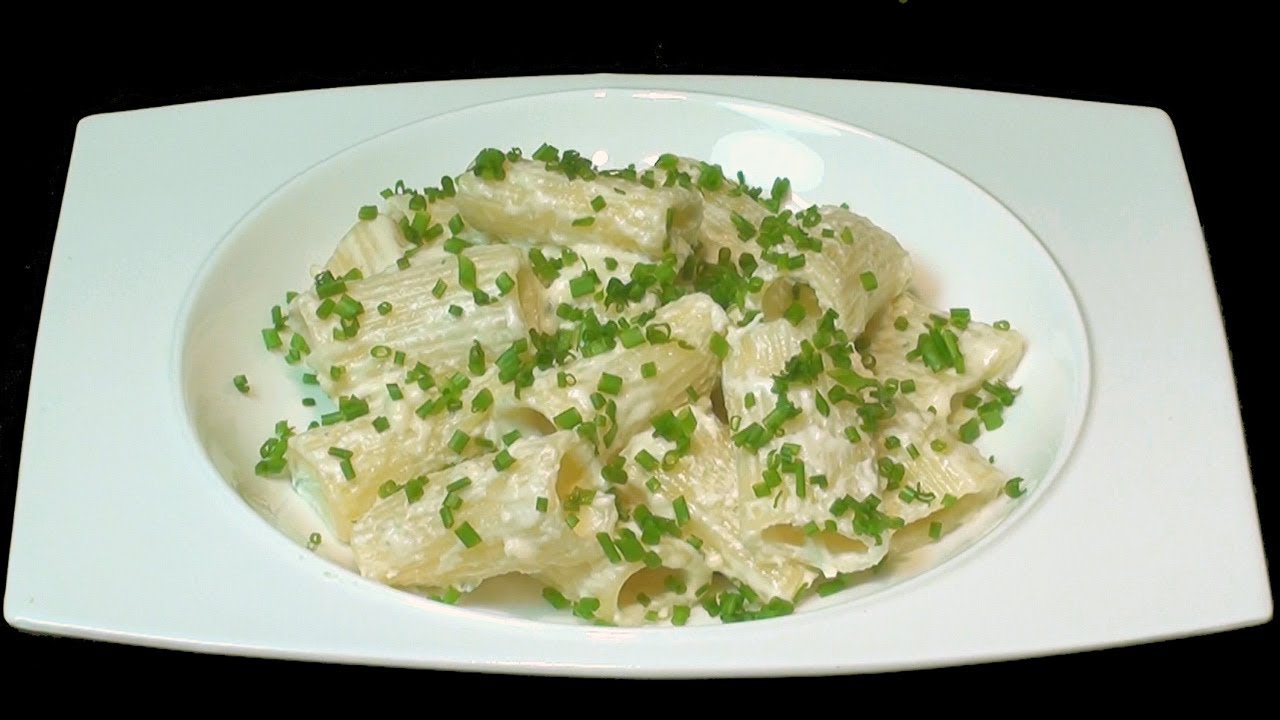 Pasta con queso azul - YouTube