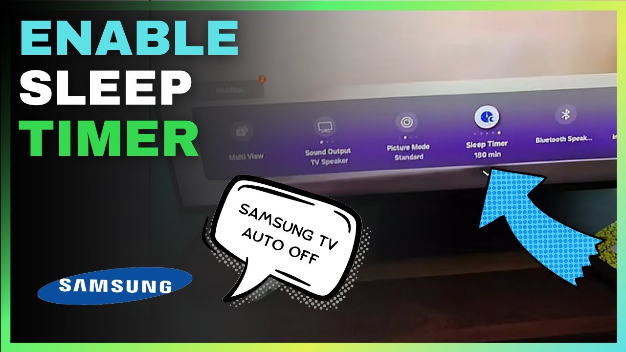 How To Enable Sleep Timer On Samsung TV - YouTube