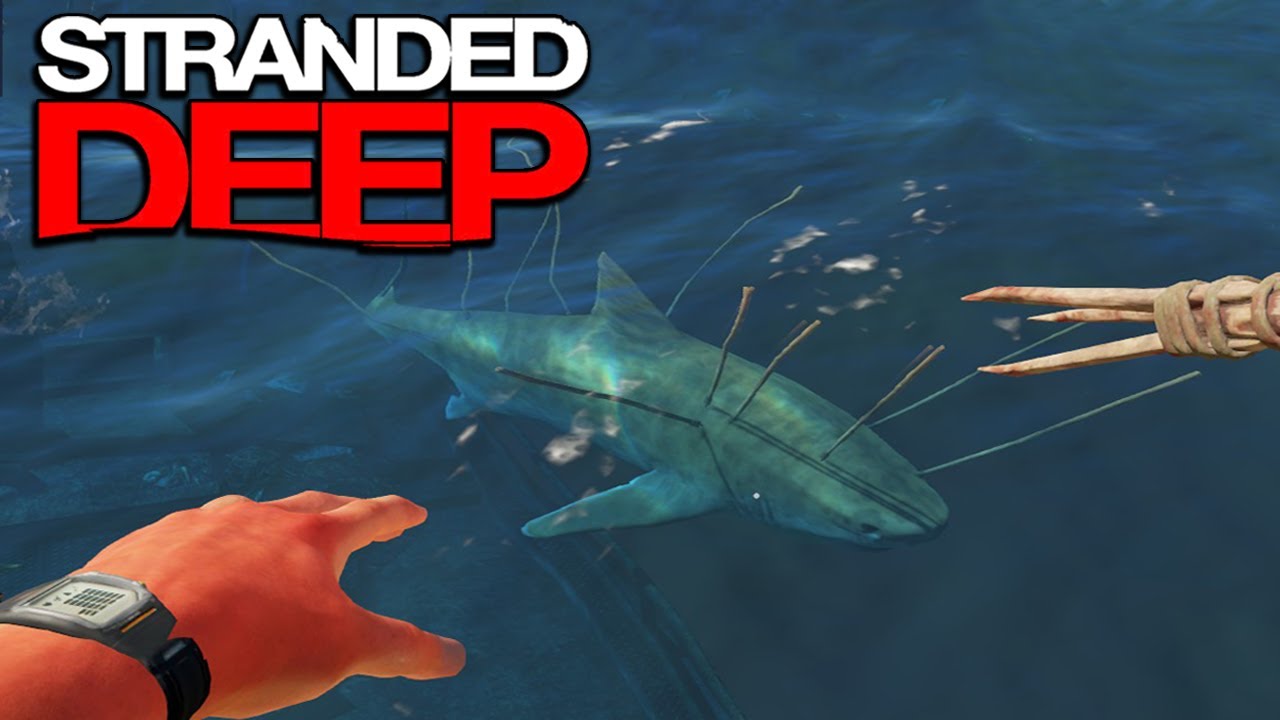 Killing A Real Great White Shark!! Stranded Deep Shark Hunting ...