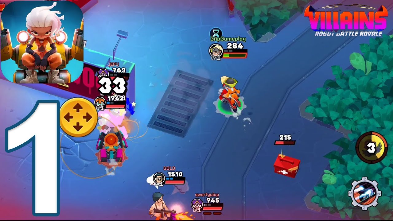 Villains: Robot Battle Royale - Gameplay Walkthrough Part 1 - Tutorial ...
