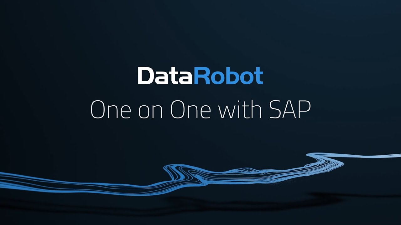 DataRobot + SAP Partnership - Easy Embedding of DataRobot Models in SAP ...