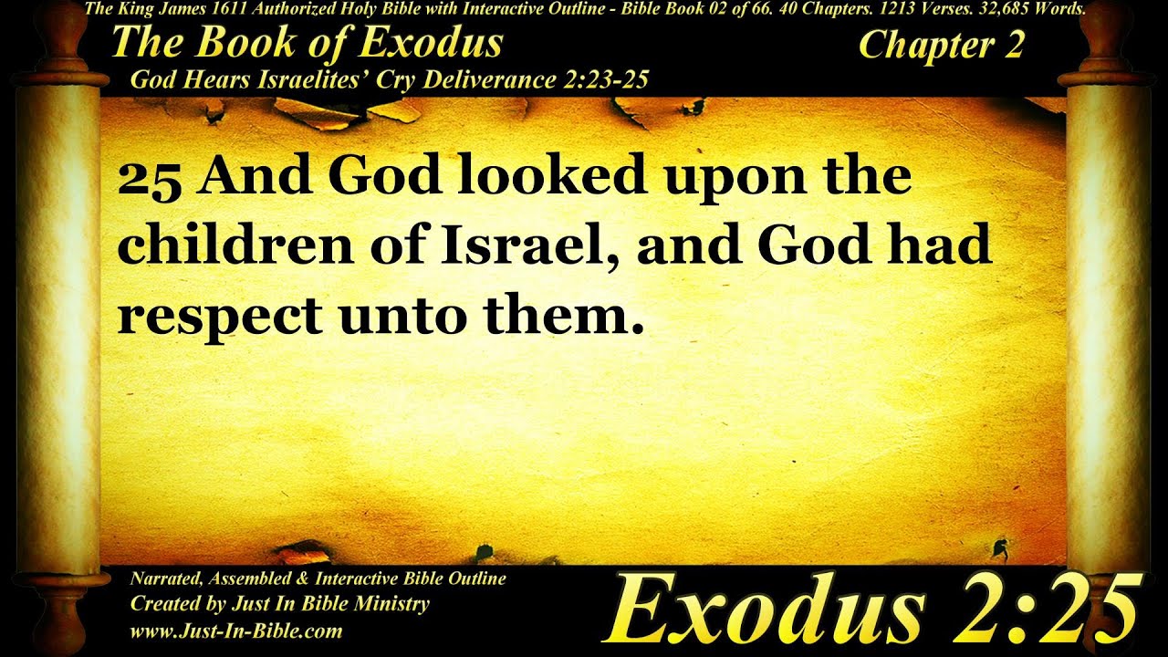 Bible Book #02 - Exodus Chapter 2 - The Holy Bible KJV Read Along Audio ...