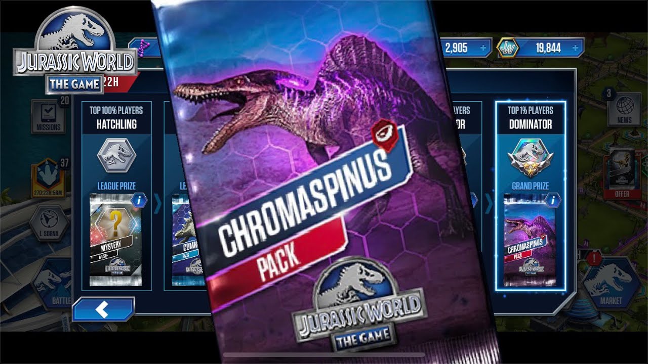 Jurassic World The Game EP.619 : เปิดแล้ว และขึ้นอันดับ 1 แล้ว ลีกล่า ...