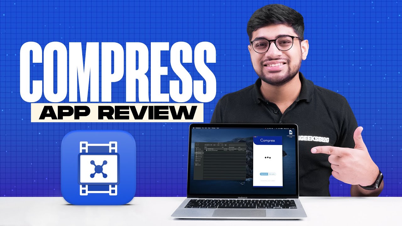 Compress App Review: Compress Videos in One Click on Mac 💻💻 - YouTube