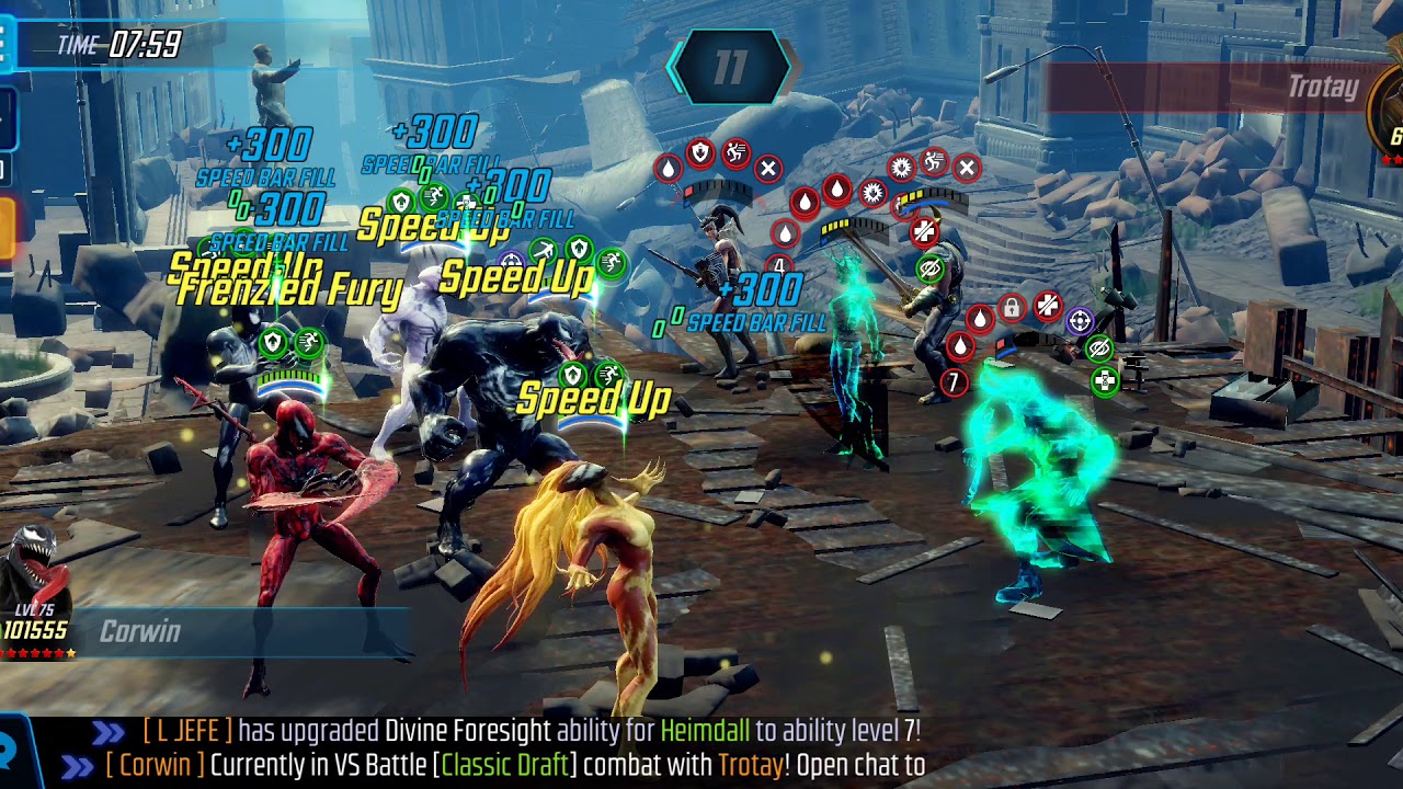 #msf Symbiotes vs Asguardians - YouTube