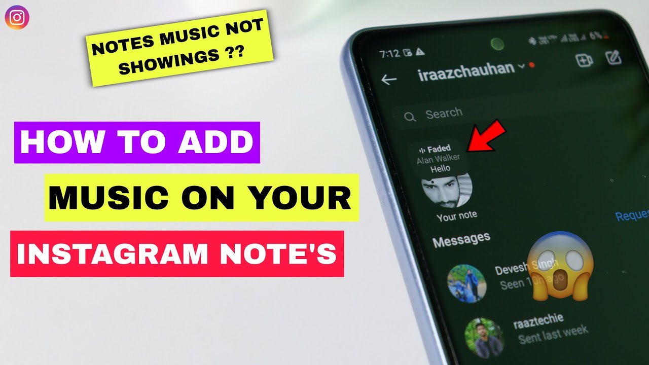 Instagram Notes Music I How To Add Music To Instagram Notes | Instagram ...