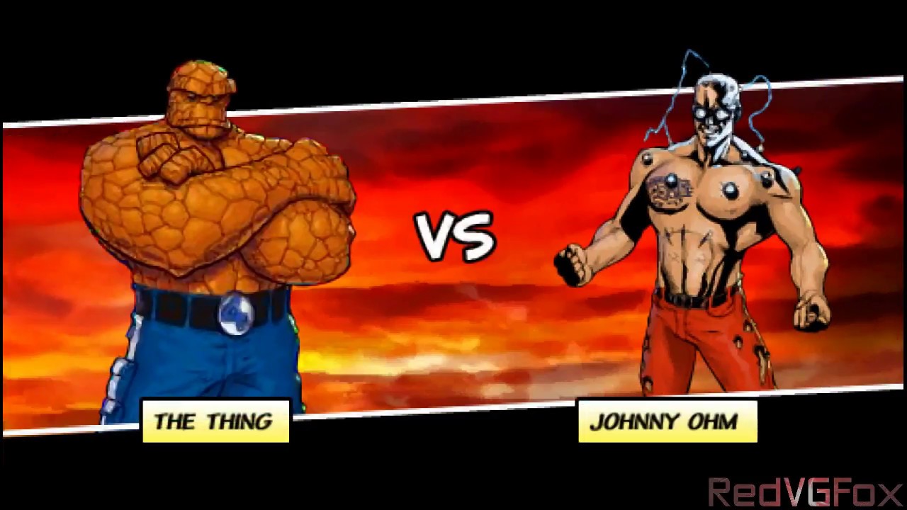 THE THING Vs. JOHNNY OHM - Marvel Nemesis: Rise of The Imperfects (PSP ...