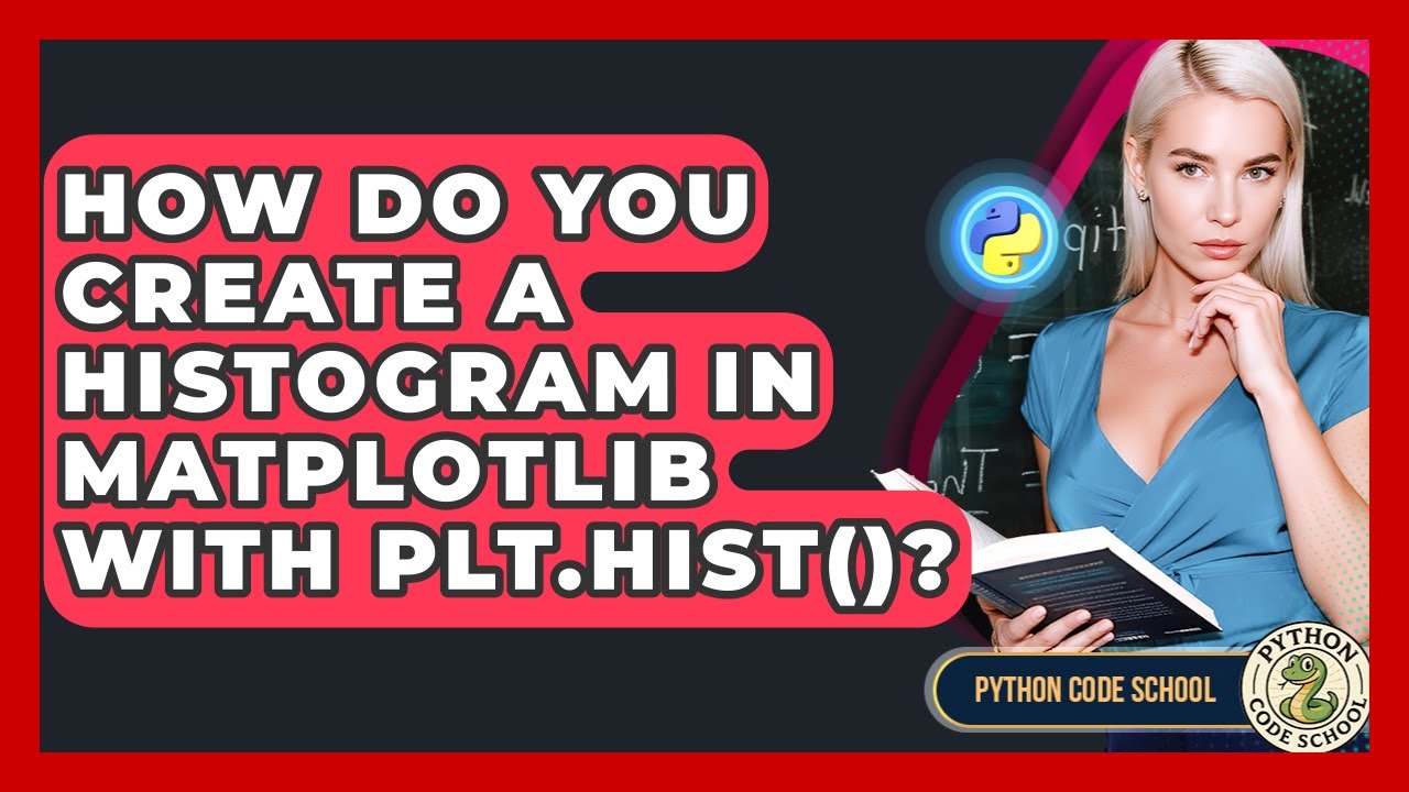 How Do You Create A Histogram In Matplotlib With Plt.hist()? - Python ...