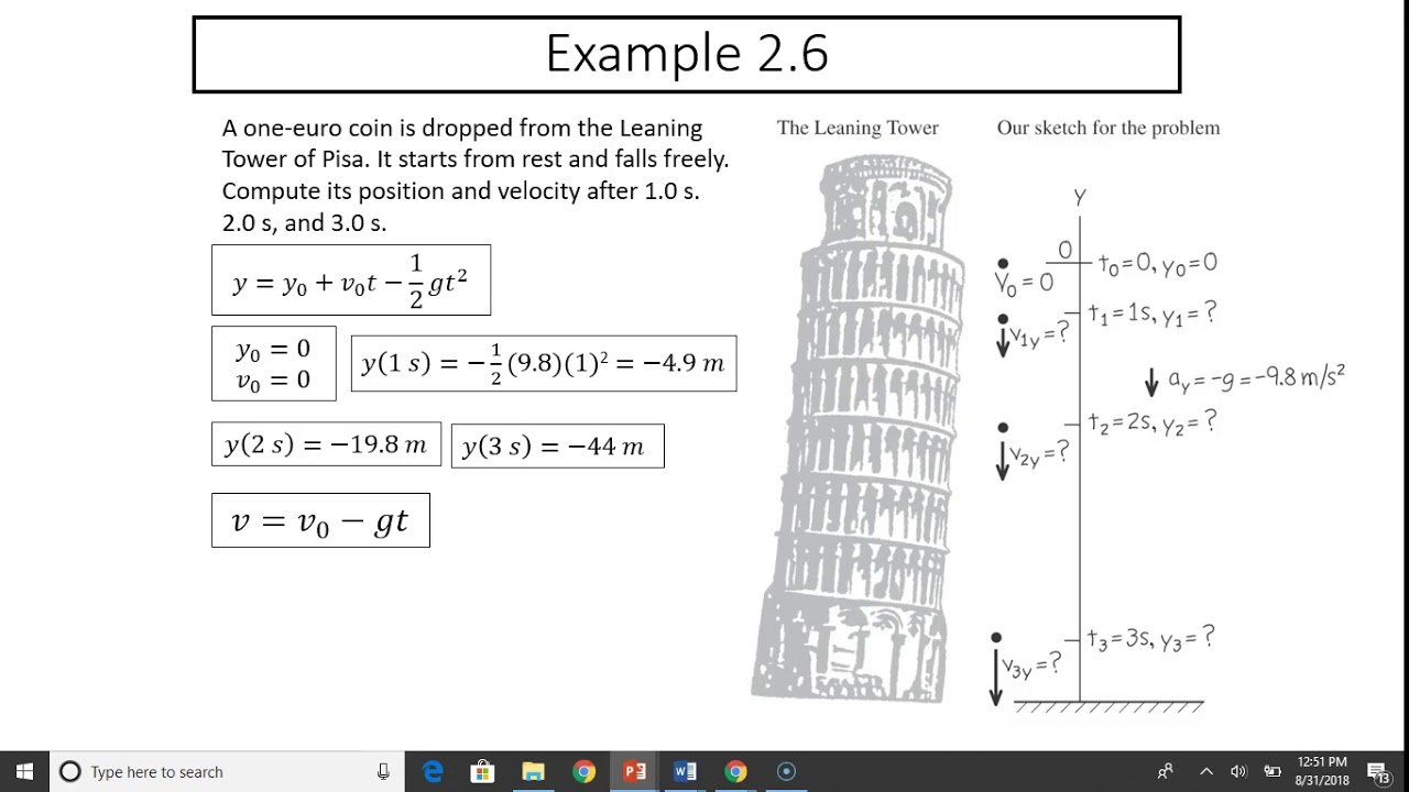 ap1.1.7 Free Falling Bodies - YouTube
