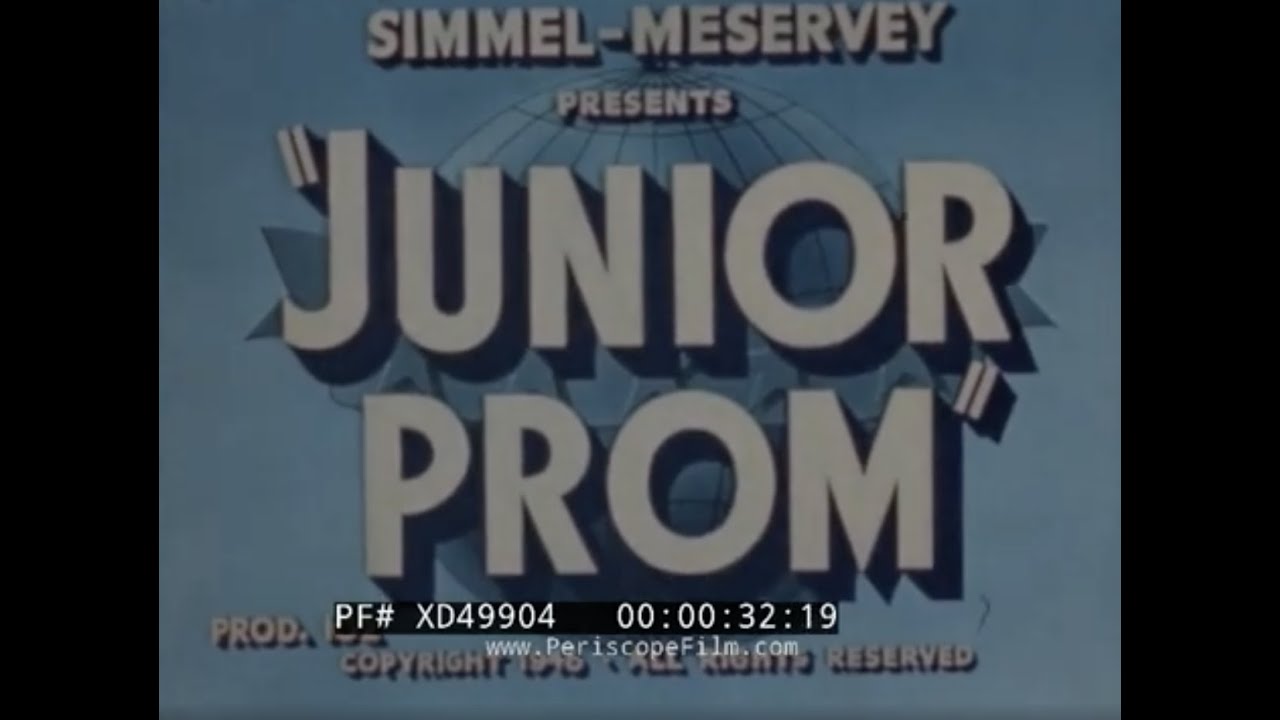 JUNIOR PROM ” GOOD MANNERS ON A DATE 1946 SOCIAL GUIDANCE EDUCATIONAL ...