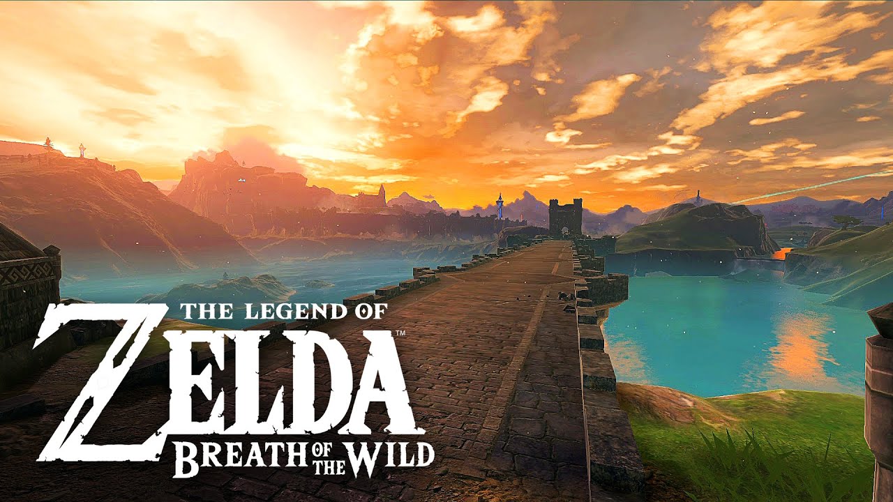 1 Hour of The Bridge of Hylia to Study or Relax - Breath of The Wild ...