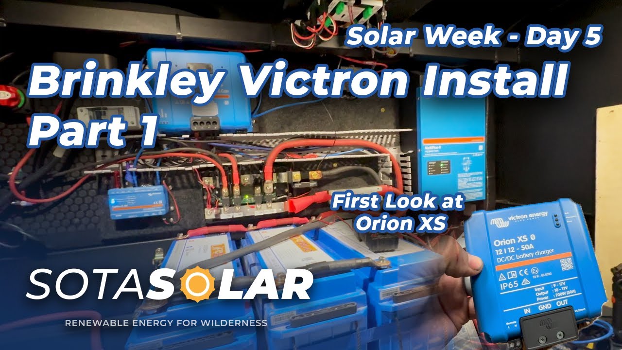 Brinkley 5th Wheel Victron Solar System Install - Solar Week Day 5 ...