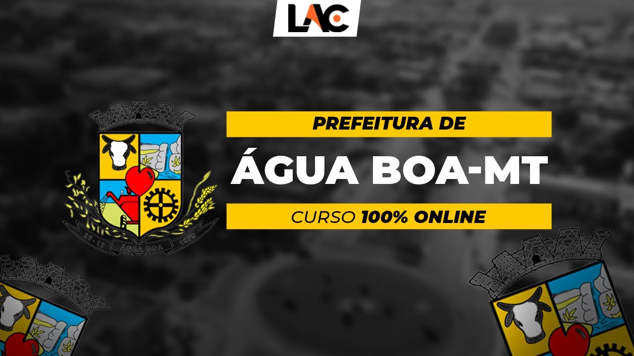 Água Boa MT - Curso EAD - YouTube