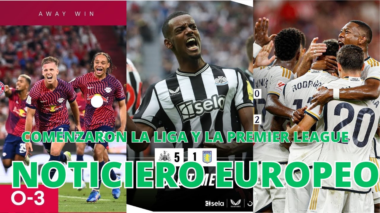 COMENZARON LAS COPAS Y LAS LIGAS | NOTICIERO EUROPEO | FÚTBOL ...