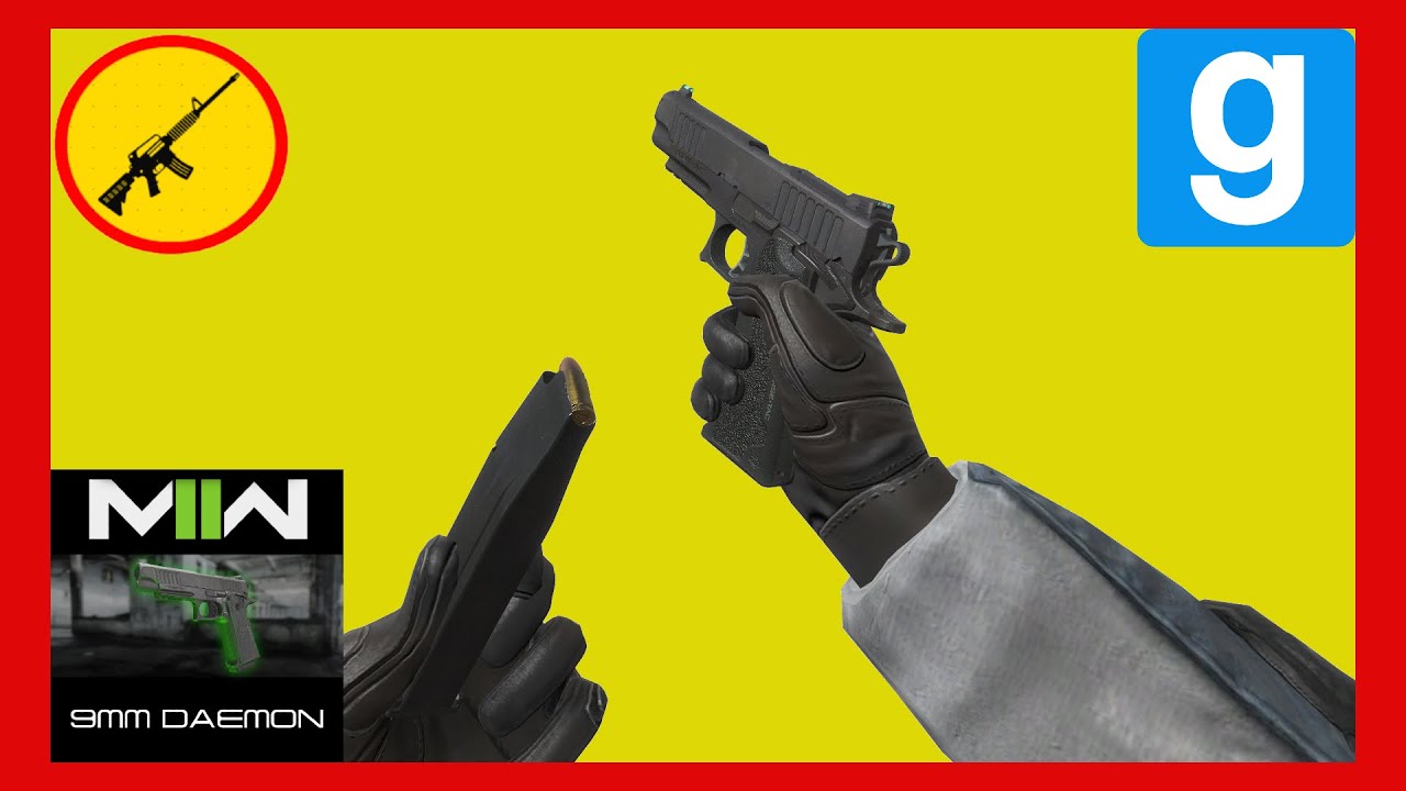 Garry's Mod: MWII Daemon 9mm pistol showcase - YouTube