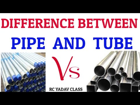 Pipe Vs Tube, Difference between pipe and tube, Pipe Schedule, plumbing ...
