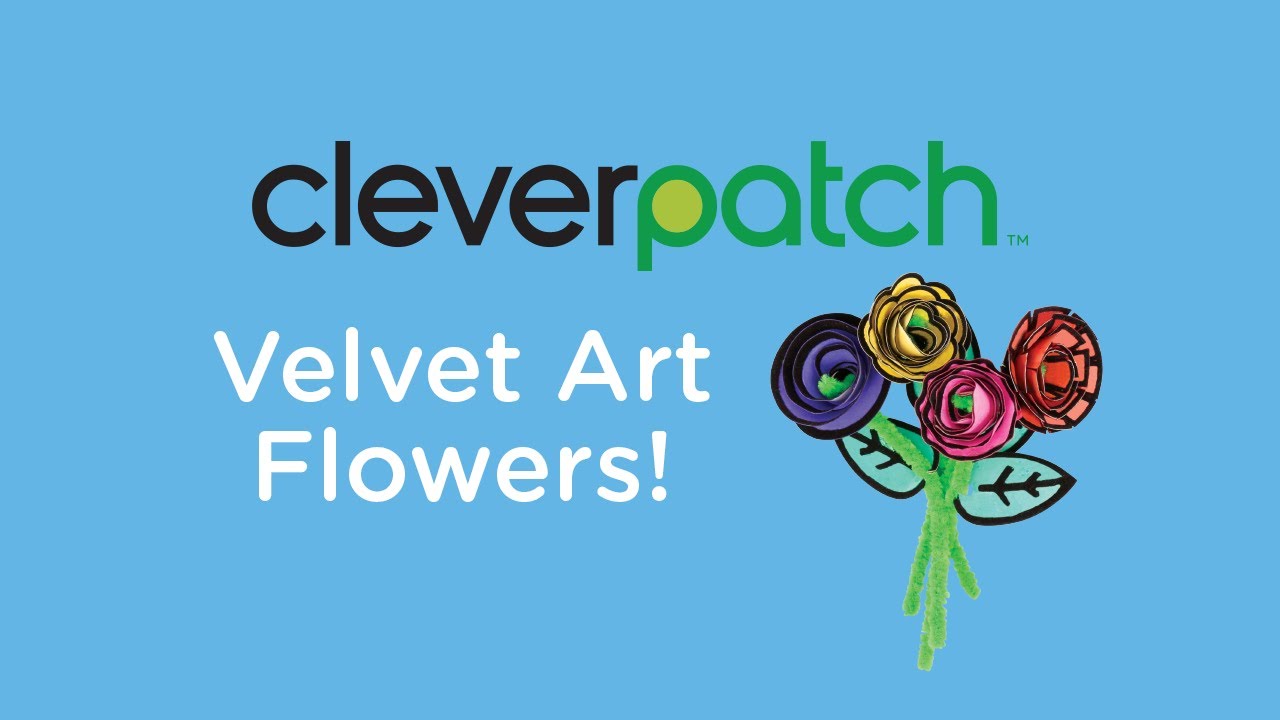DIY/Craft Activity - Velvet Art Flowers - Create a beautiful bouquet ...