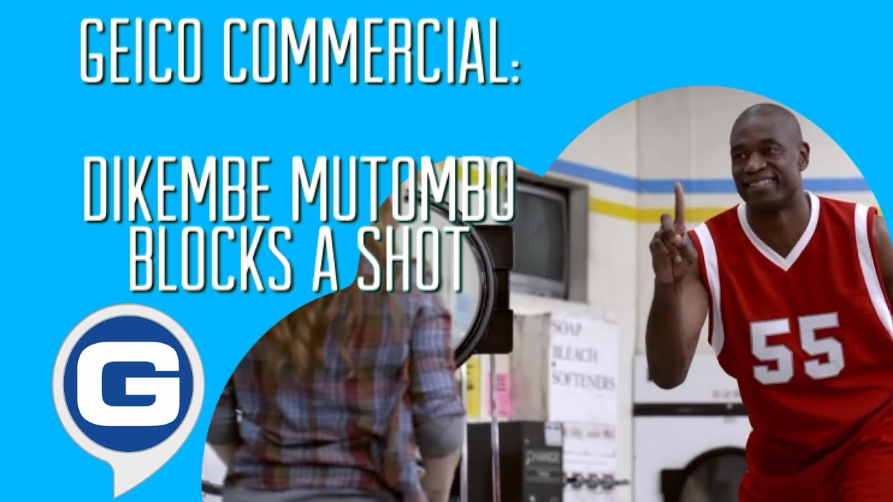 GEICO Commercial - Dikembe Mutombo Blocks A Shot🏀🕸️⛹️🫲 (2013) - YouTube
